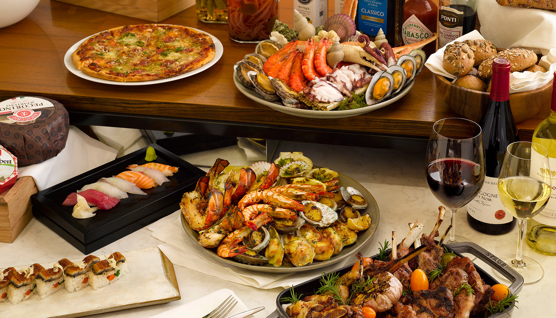 International Buffet at Grand Kitchen in Jeju Dream Tower